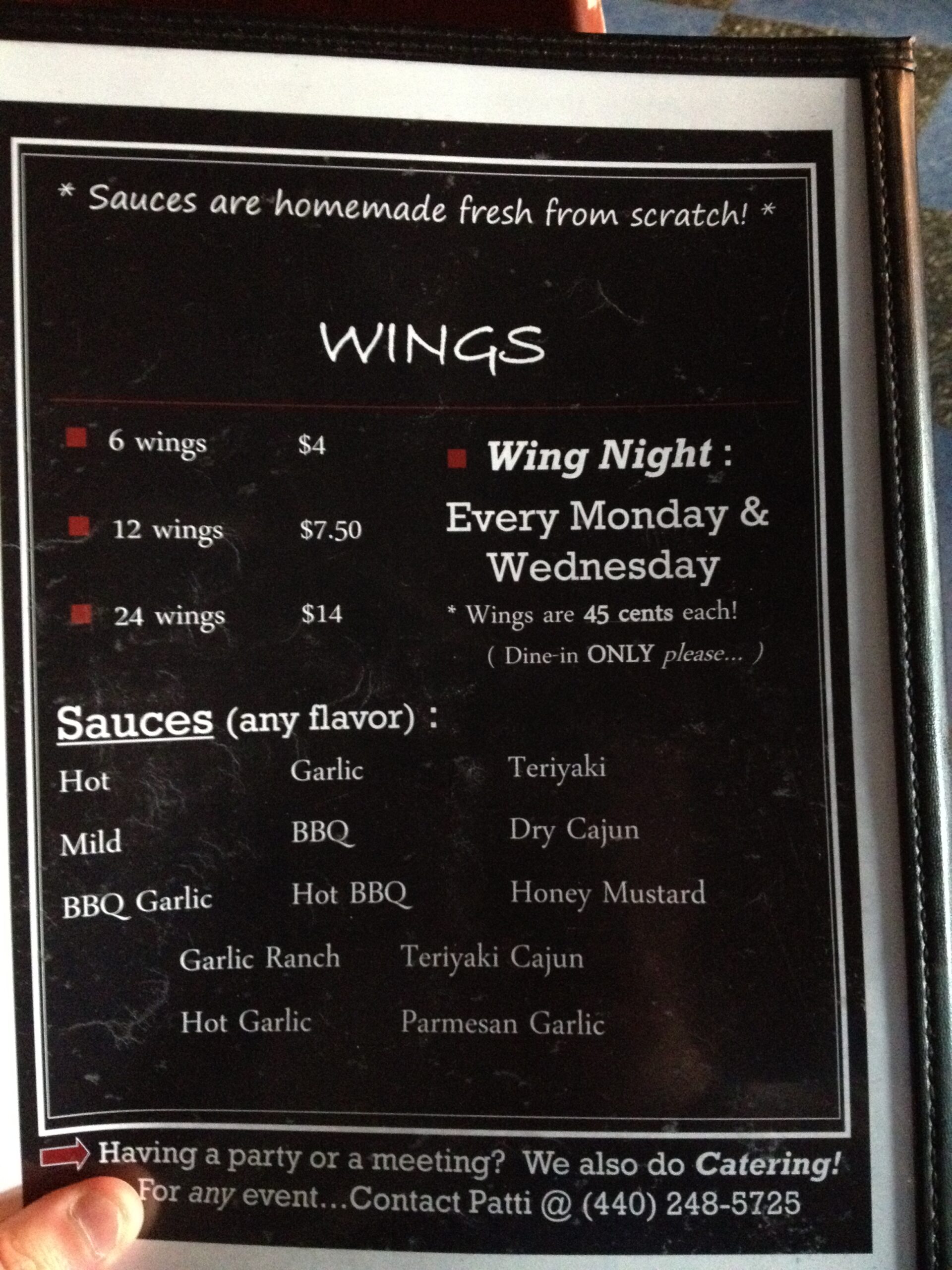 The Annex Menu - a Pictorial - The 411 From 406